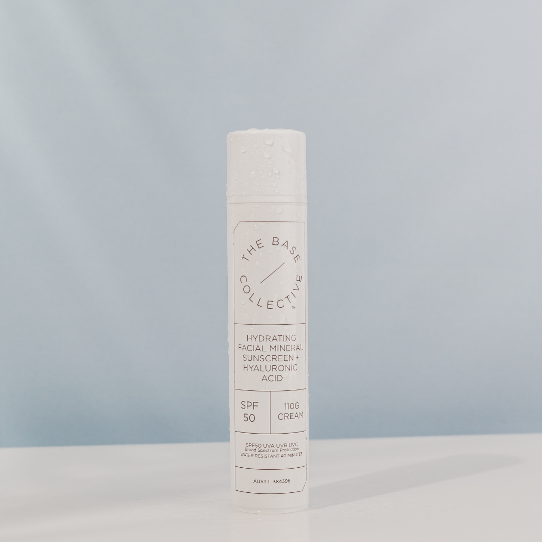 SPF50 Hydrating Facial Mineral Sunscreen + Hyaluronic Acid 100mL